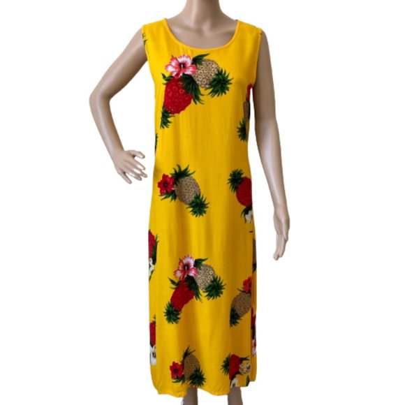 Carribean Surf | Dresses | Vintage Caribbean Surf Hawaiian Maxi Dress ...